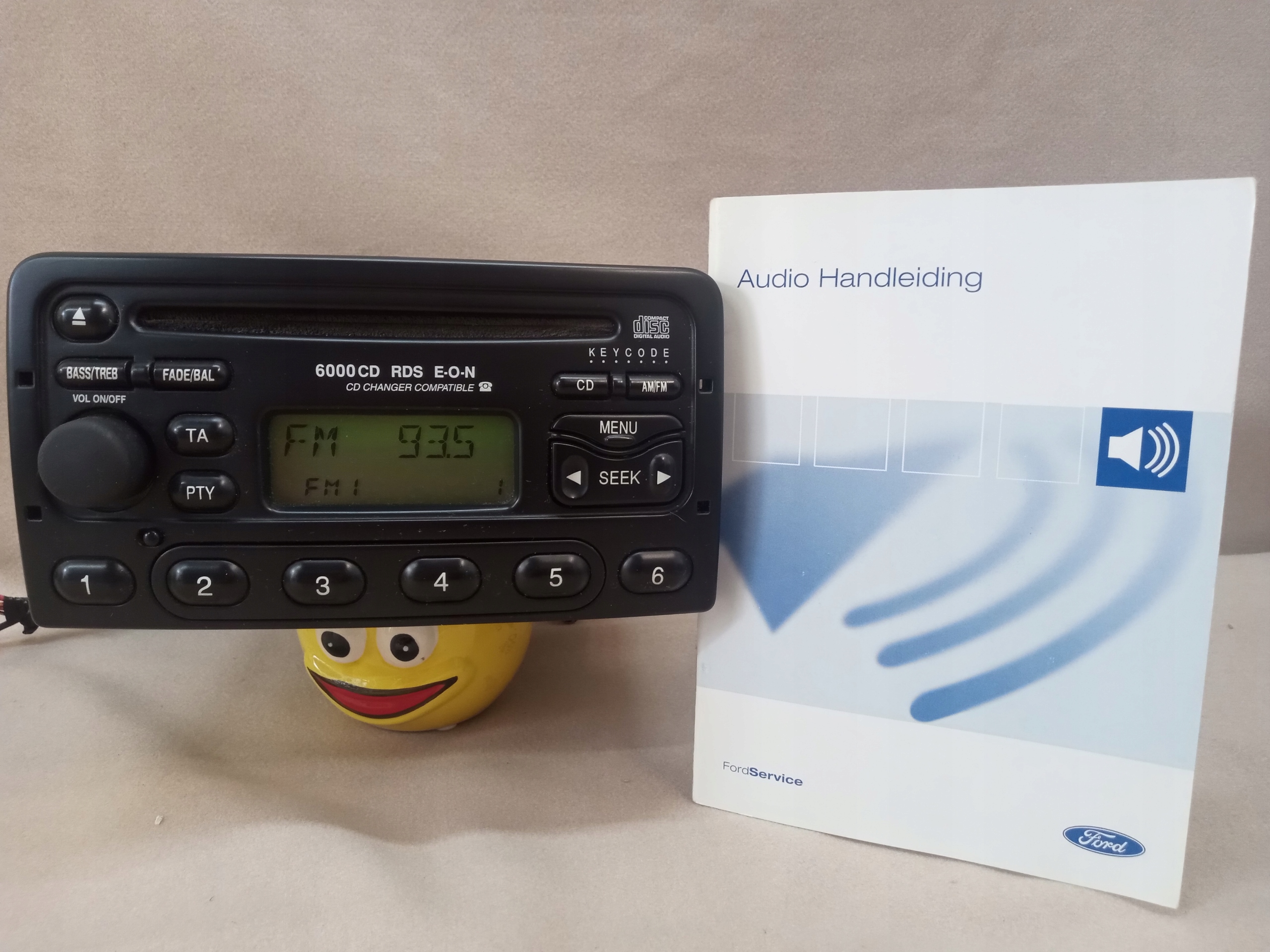 FORD 6000 RDS CD Fabryczne Radio Najwyższy Model KOD Instrukcja AUX ...