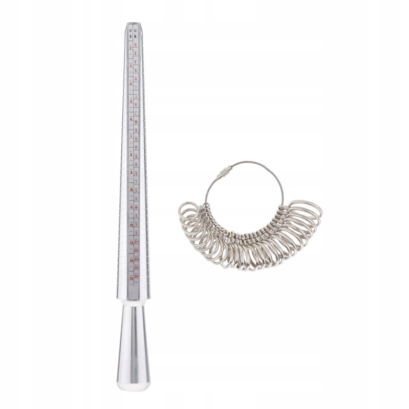 Pierścień Sizer Set Gauge Zestaw do pomiaru palca Pierścień ...