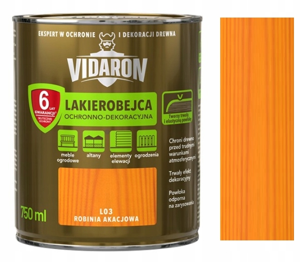 Vidaron lakierobejca L03 robinia akacjowa 0,75L (5903973073529) • Cena ...