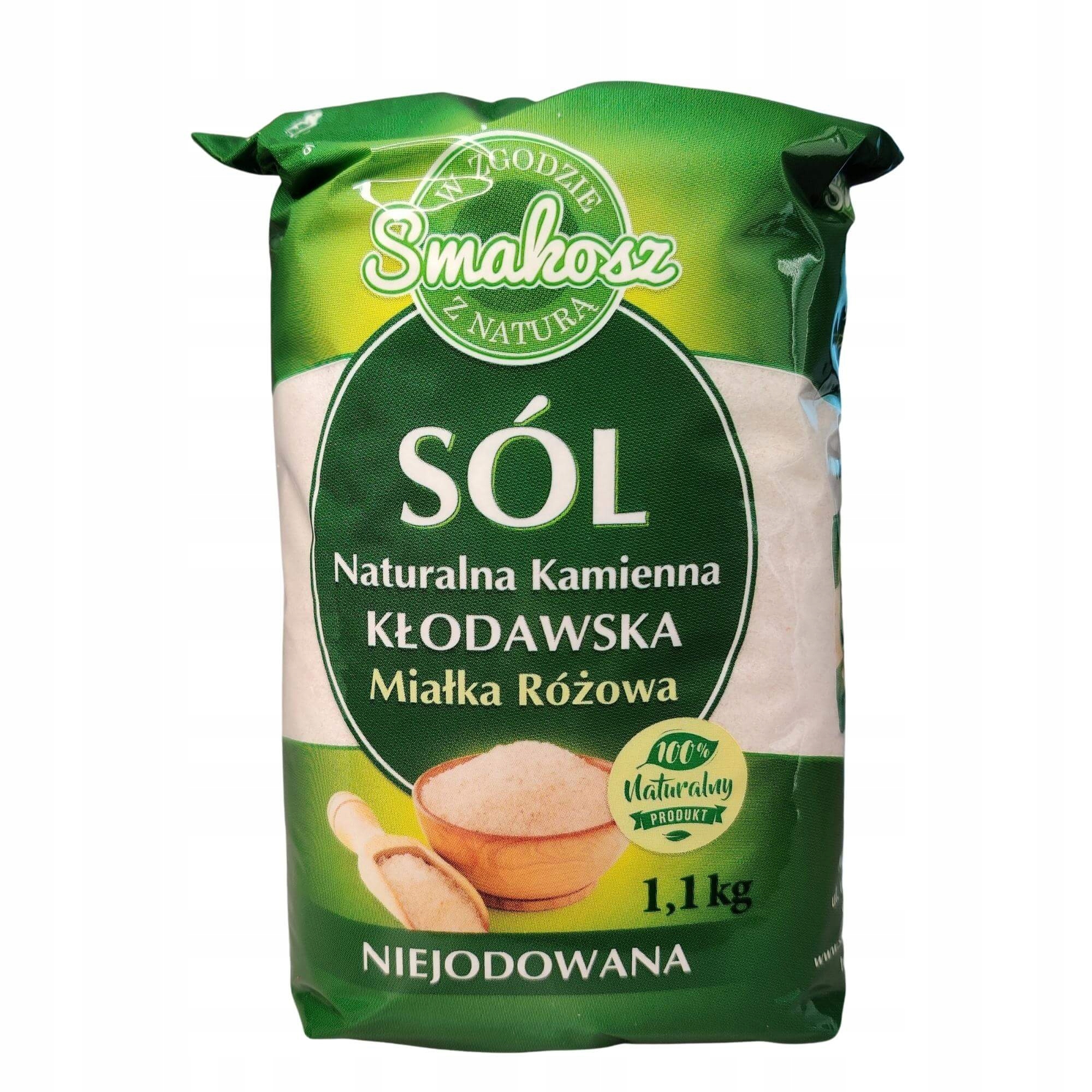 Sól kamienna Kłodawska niejodowana 1,1 kg Smakosz 12788027835 - Allegro.pl