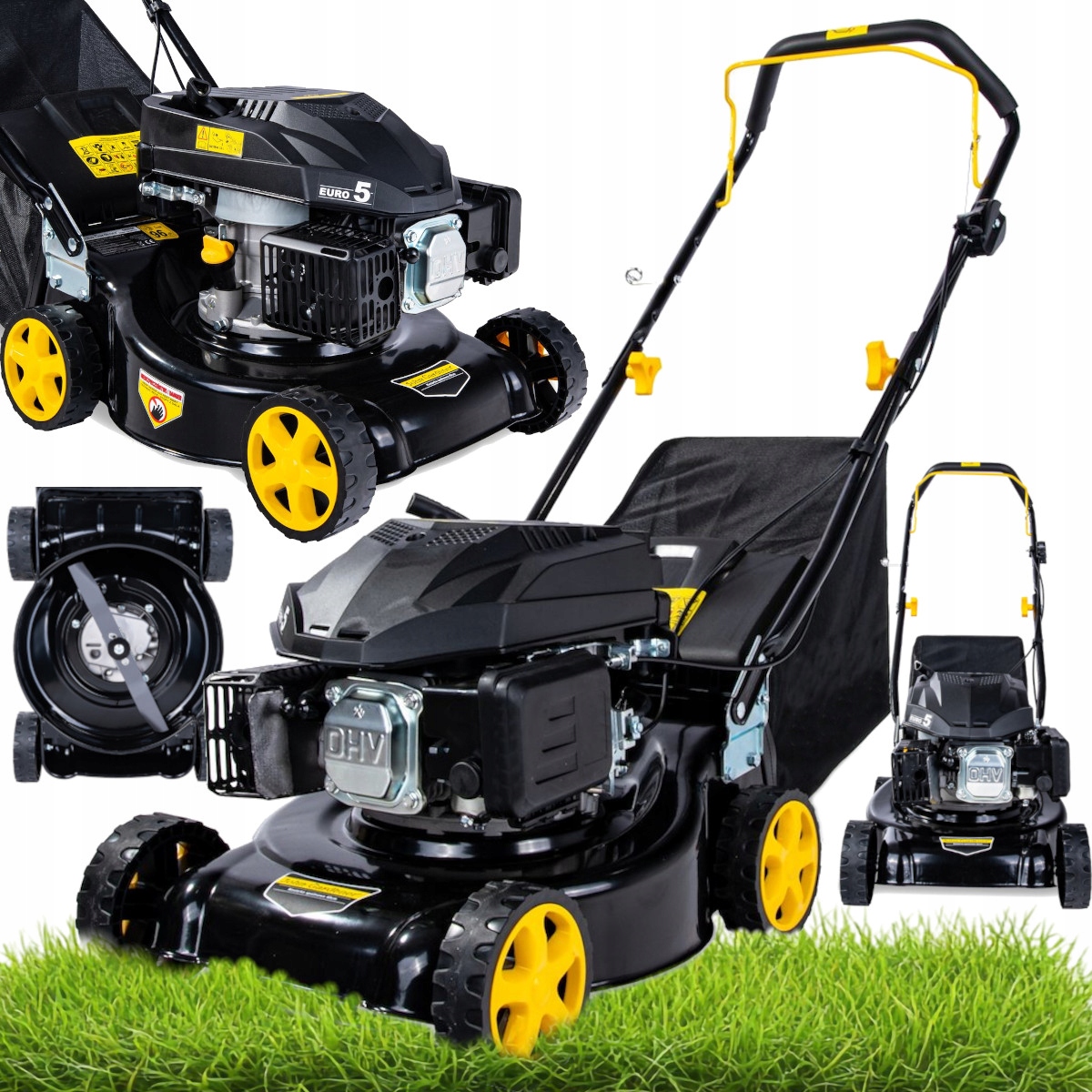 KOSIARKA SPALINOWA DO TRAWY MOCNA 3,5KM 40cm METALOWA OBUDOWA KOSZ 45L (5901477129438) • Cena ...