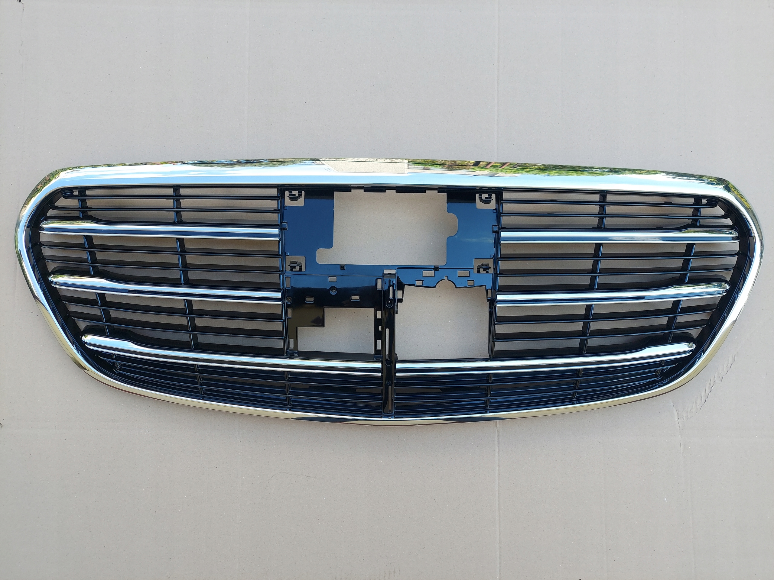 MERCEDES S-KLASA W223 GRILL ATRAPA ZDERZAKA NOWA ORYGINAŁ A2238804100 ...