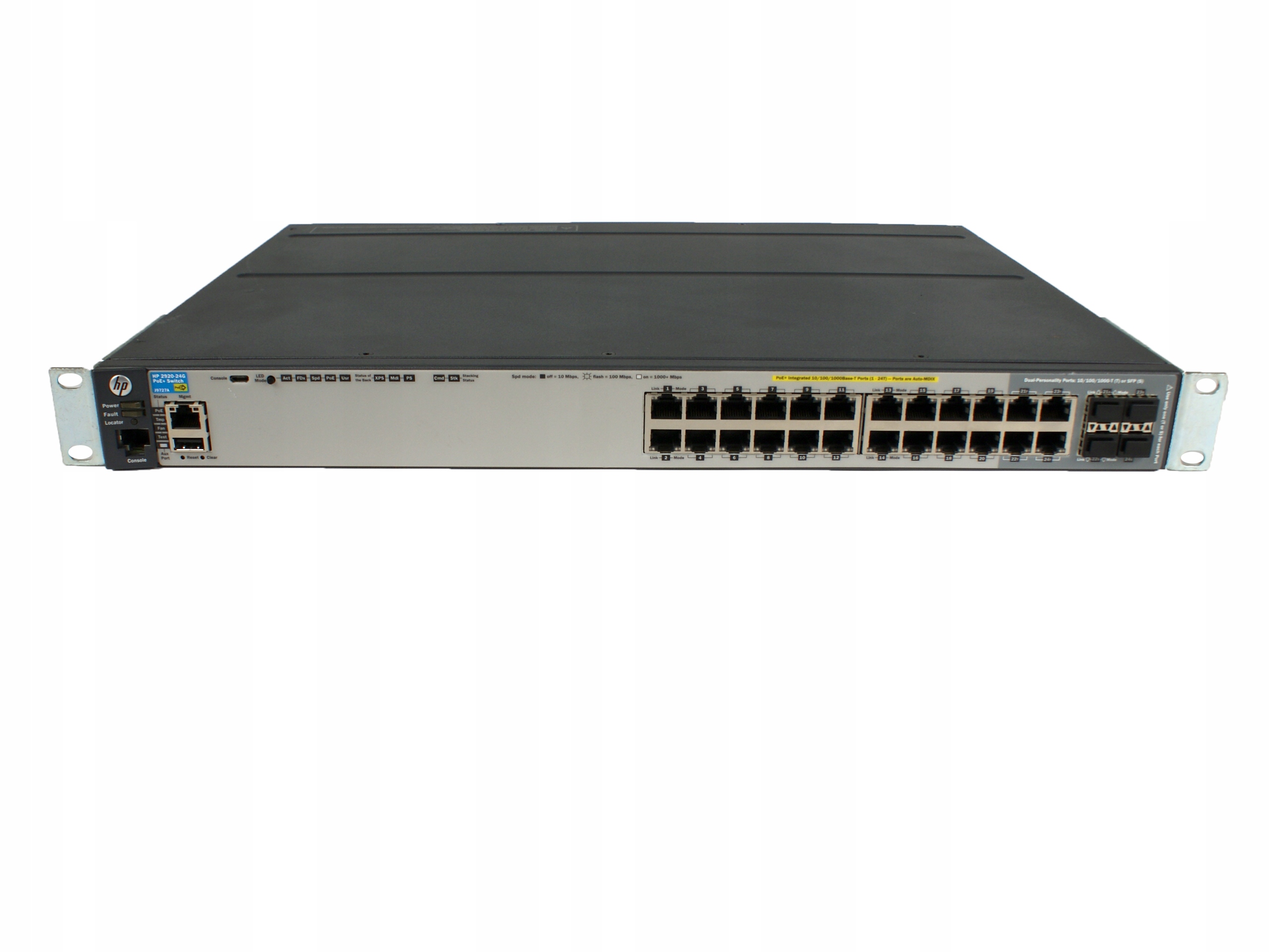 ARUBA 2920-24G-POE+ Switch J9727A - Limited Lifetime Warranty • Cena ...