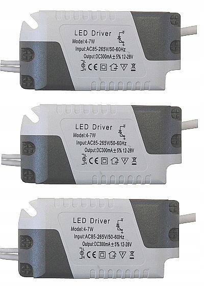 Zasilacz LED DRIVER 7W DC 12 - 28V tansformator - Sklep, Opinie, Cena w ...