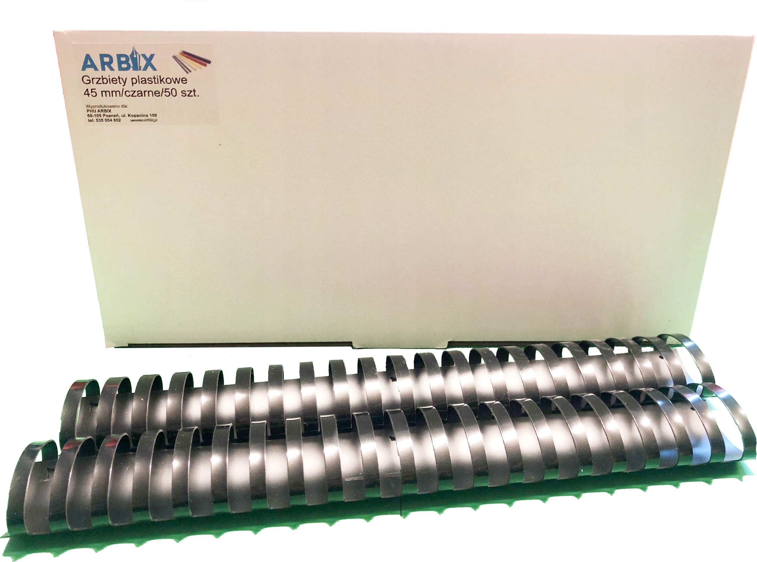 GRZBIETY DO BINDOWANIA 45mm 50szt. ARBIX • Cena, Opinie - Allegro