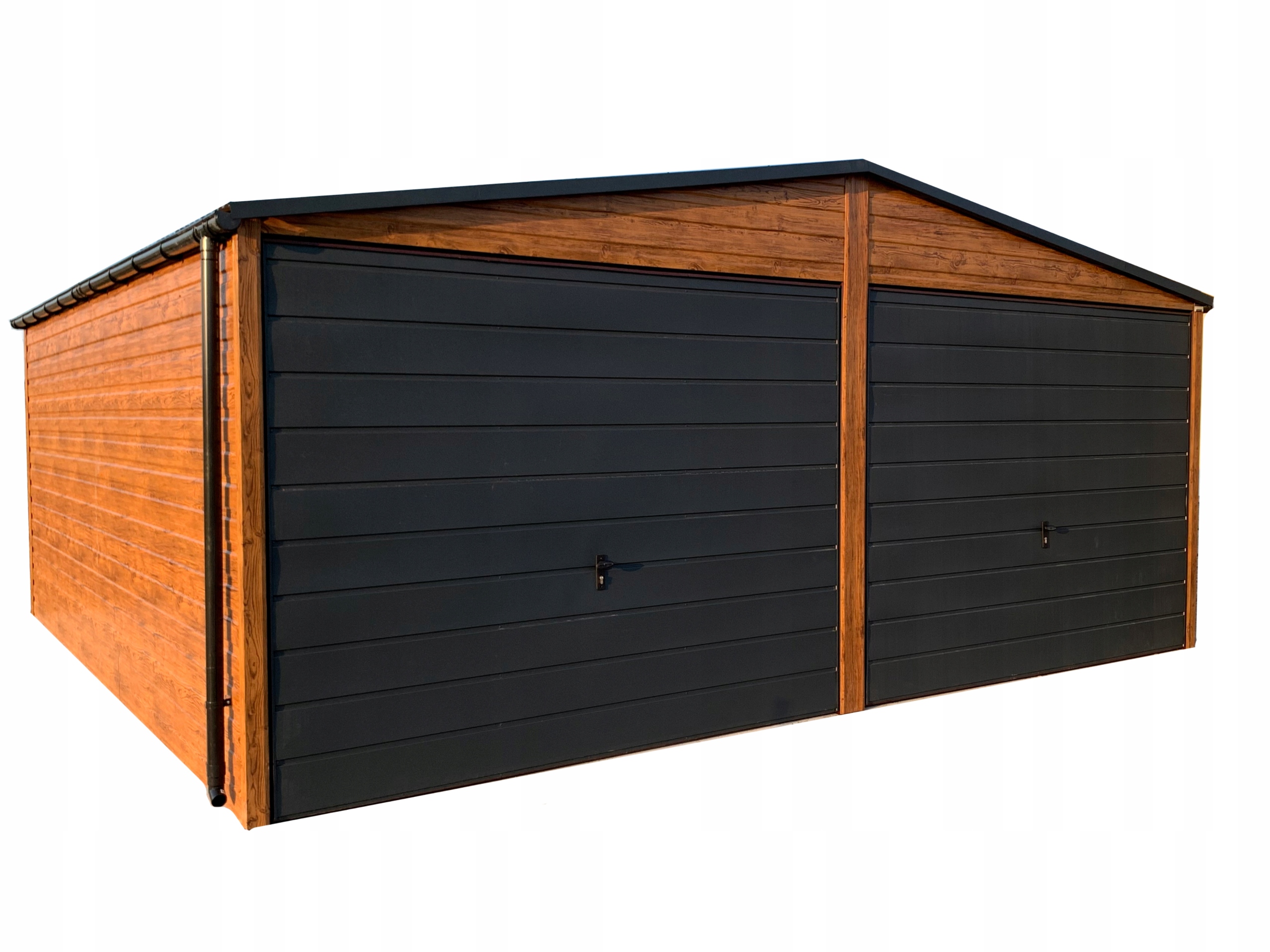 Garaż blaszany blaszak 6x5.80 na zgłoszenie konstrukcja ocynkowana ...