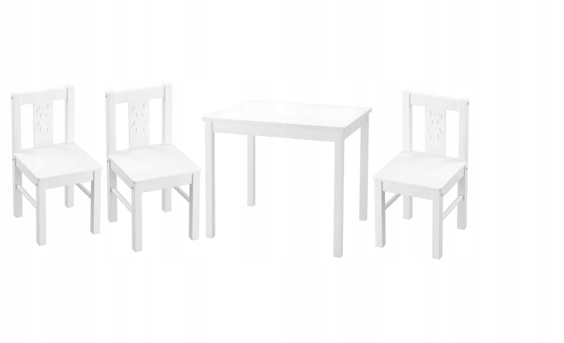 IKEA KRITTER Detský set stolík + 3 stoličky za 107,32 € - Allegro