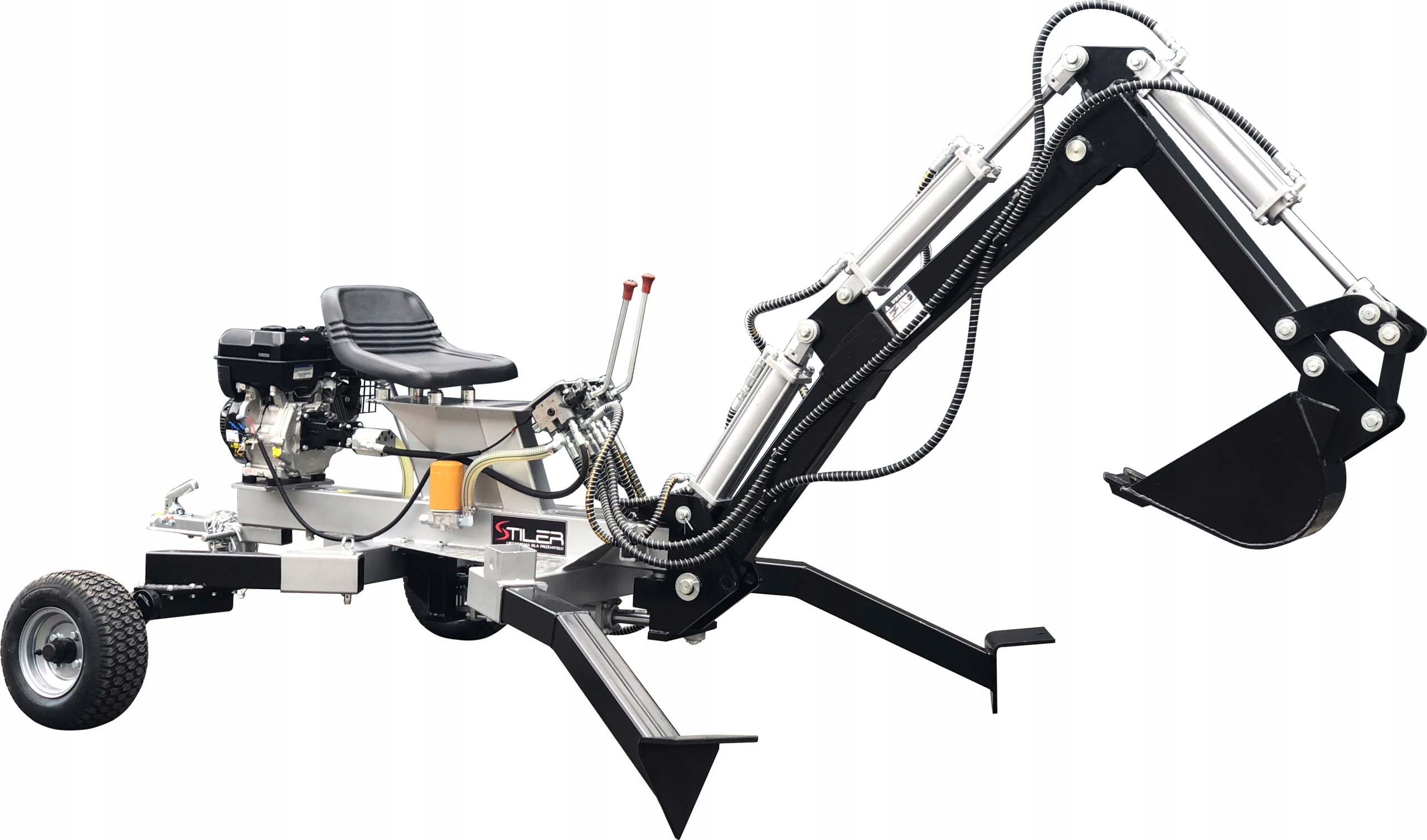 MINI KOPARKA SPALINOWA 10 KM HYDRAULICZNA MOCNA 9218607654 - Allegro.pl