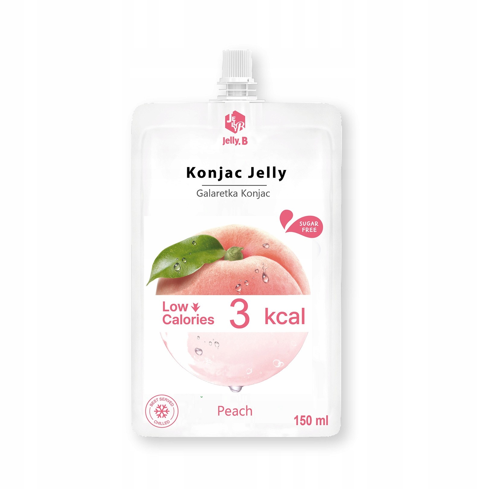 Galaretka Konjac brzoskwinia roślinno-owocowa 150ml KONJAC JELLY (8804074500785) • Cena, Opinie ...