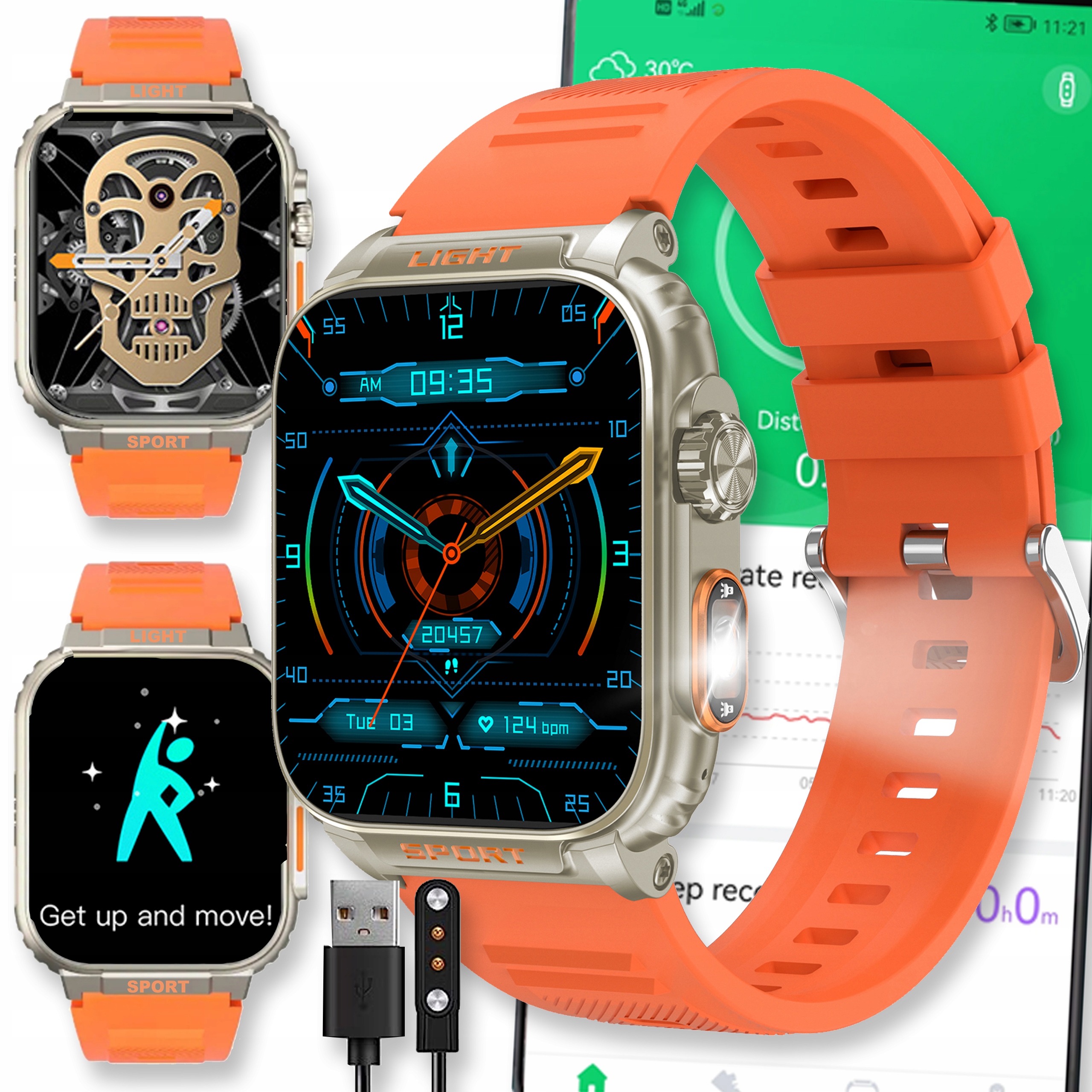 SMARTBAND BAND SMARTWATCH OPASKA ZEGAREK PRO SMART SP02 AMOLED SPORT DAMSKI - Sklep, Opinie ...