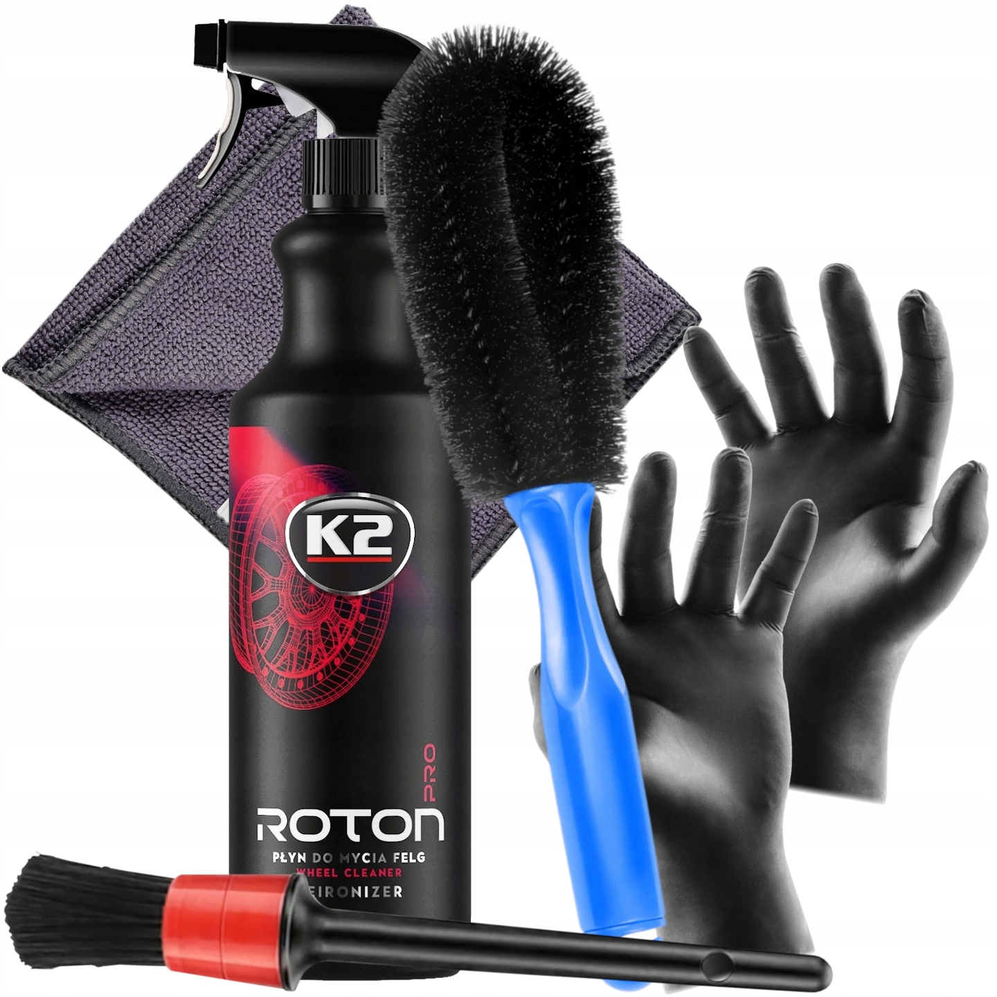 SADA NA MYTÍ RÁFKŮ K2 ROTON PRO KRVAVÝ EFEKT DEIRONIZER KARTÁČ ŠTĚTEC ...