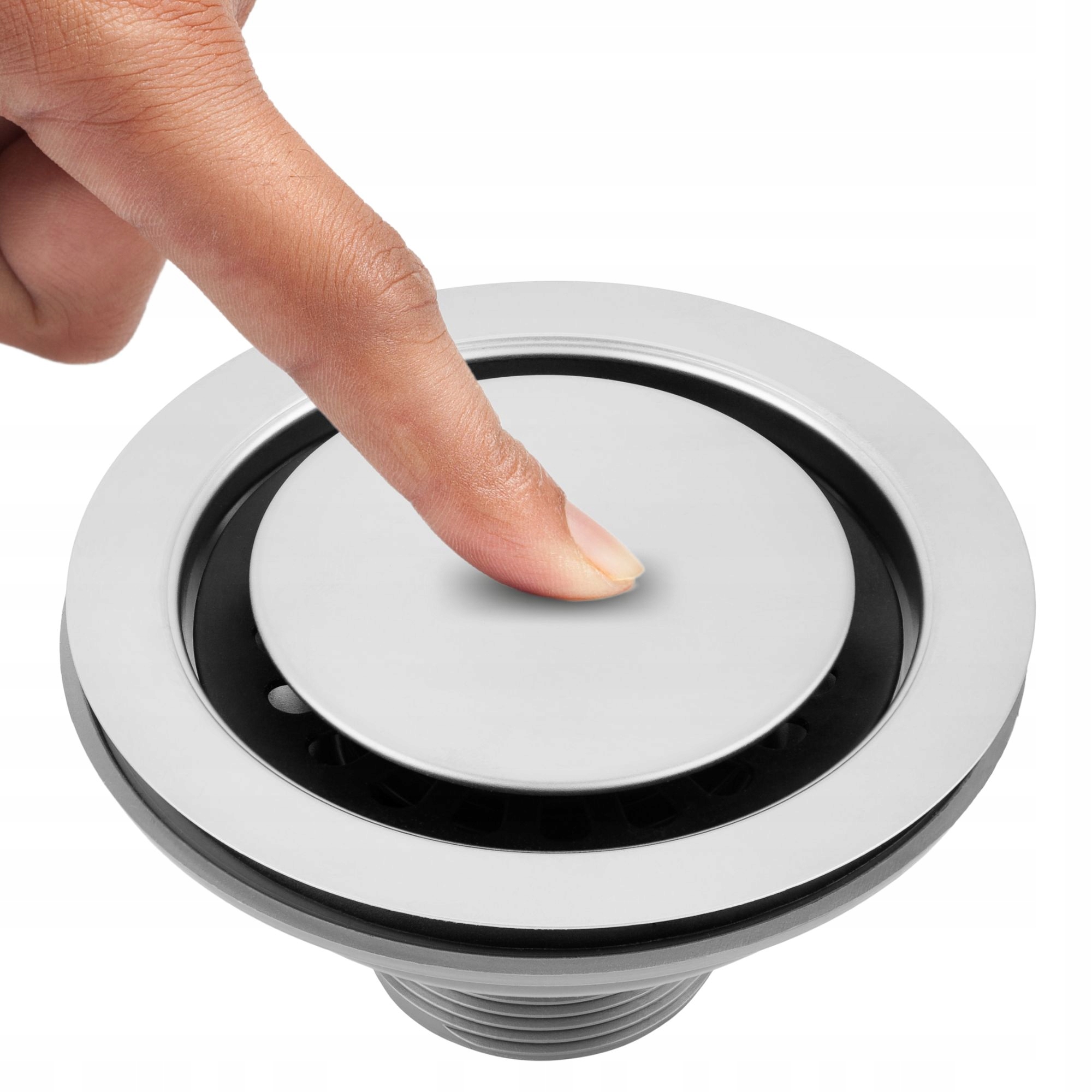 Sitko do zlewu kuchennego, korek KLIK KLAK 3 1/2" 13515124944 - Allegro.pl