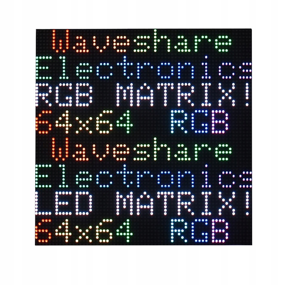 Wyświetlacz WaveShare RGB-Matrix-P2-64x64 - Sklep, Opinie, Cena w Allegro