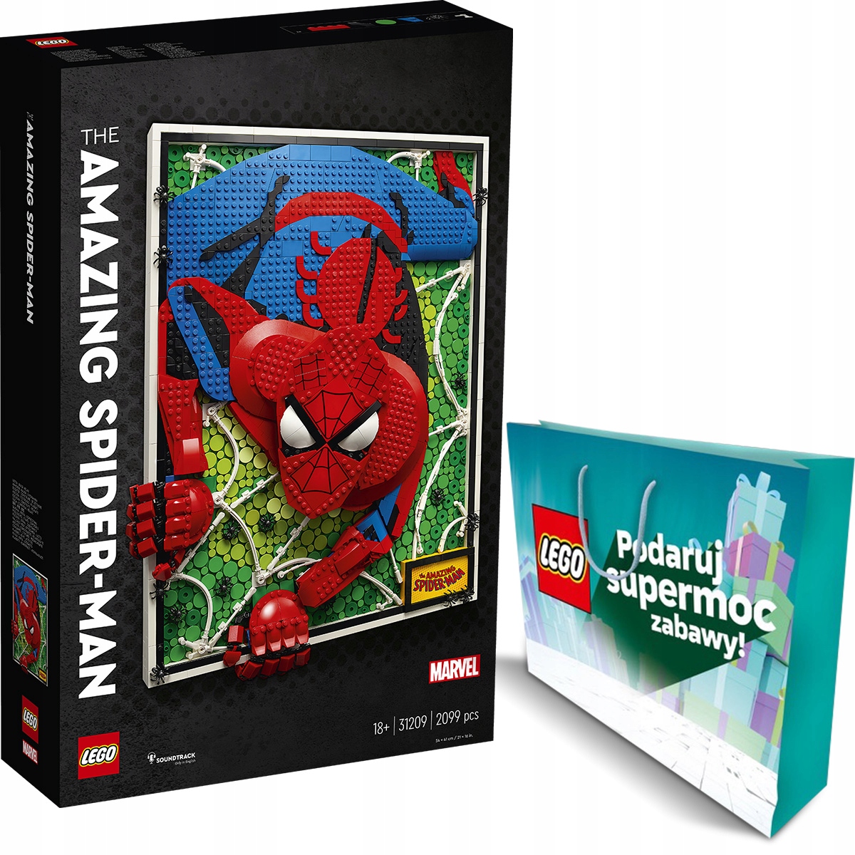 LEGO Art 31209 LEGO ART Niesamowity Spider-Man 31209 (5702017415567 ...
