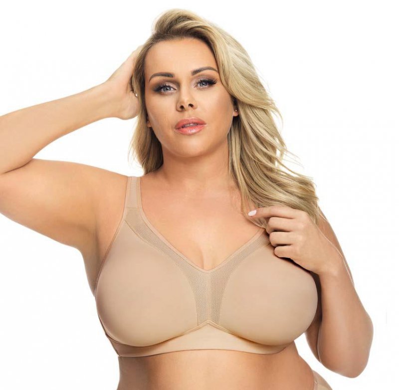 Gorsenia biustonosz miękki beżowy rozmiar 80E (5902771173097) • Cena, Opinie • Biustonosze ...