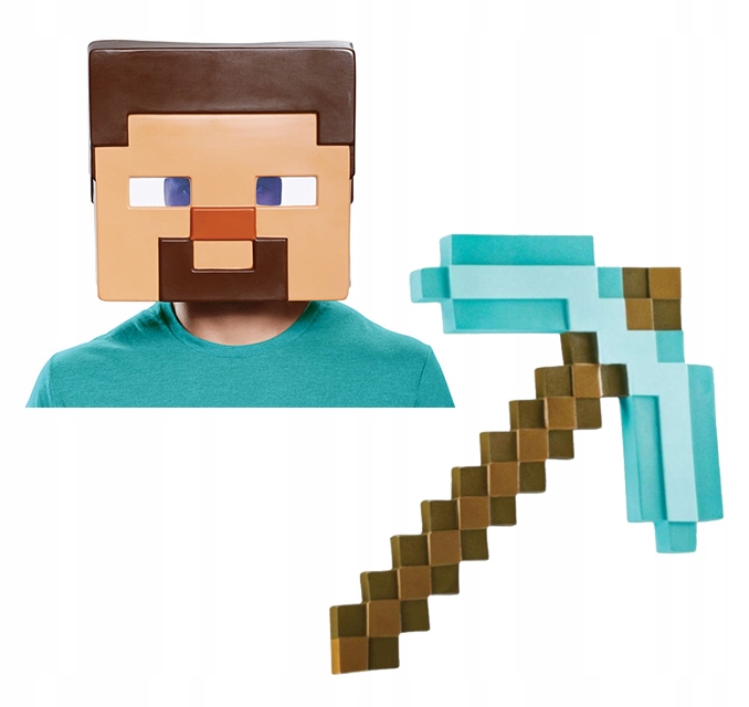 Maska Steve Minecraft - Niska cena na Allegro.pl