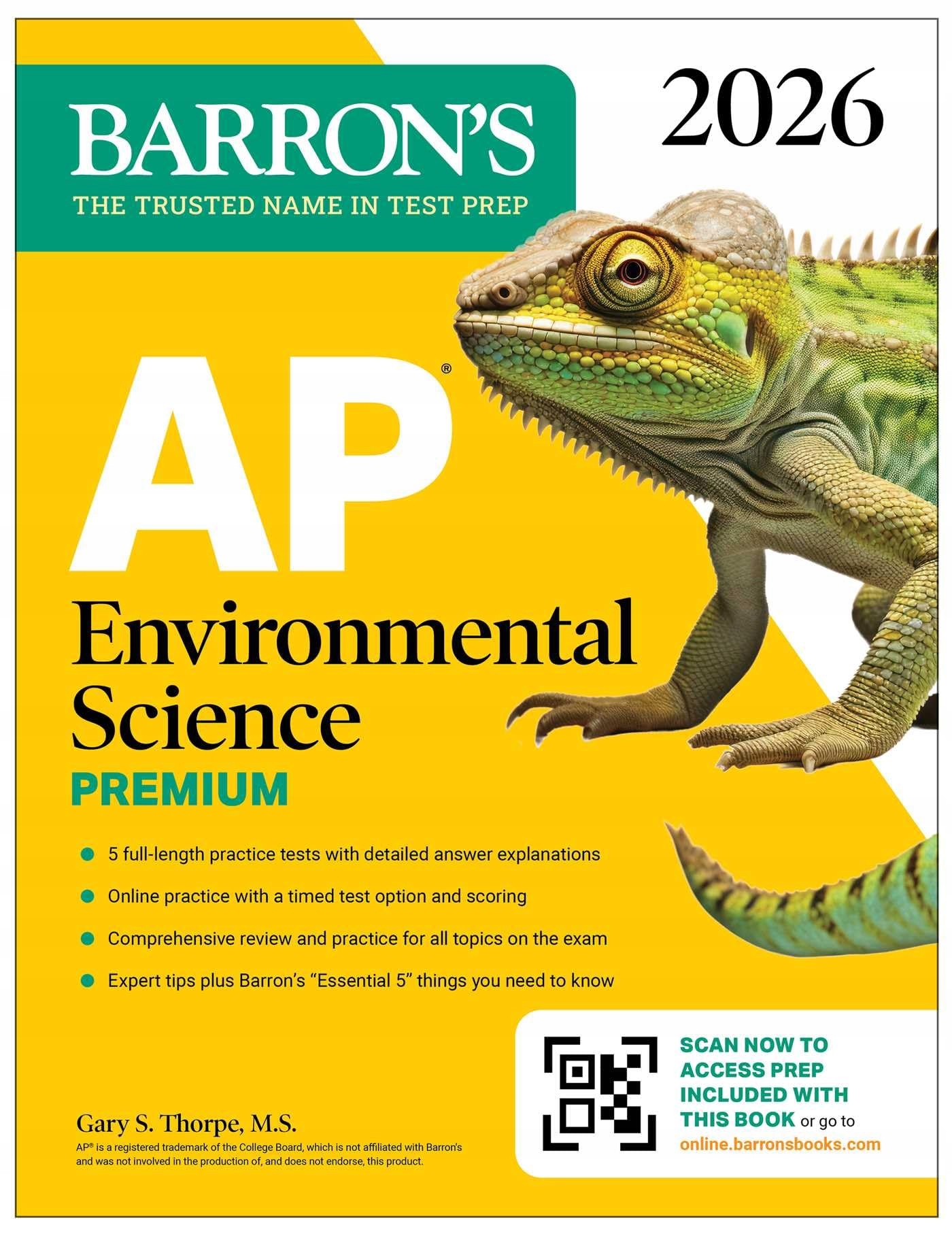 AP Environmental Science Premium, 2026: Prep Book With 5 Practice Tests ...