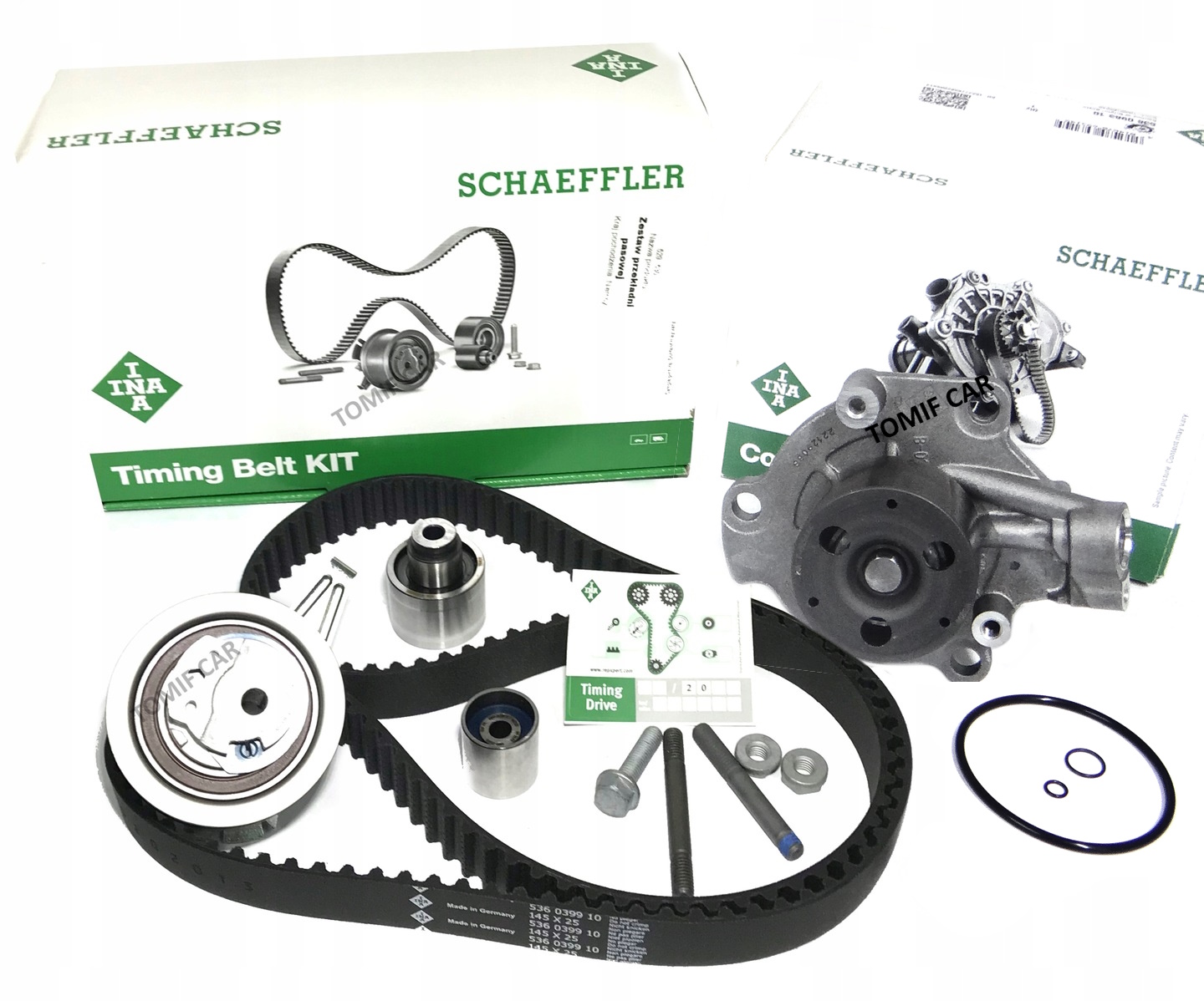 Schaeffler INA 530 0650 32 Pompa wodna + zestaw paska rozrządu • Cena ...
