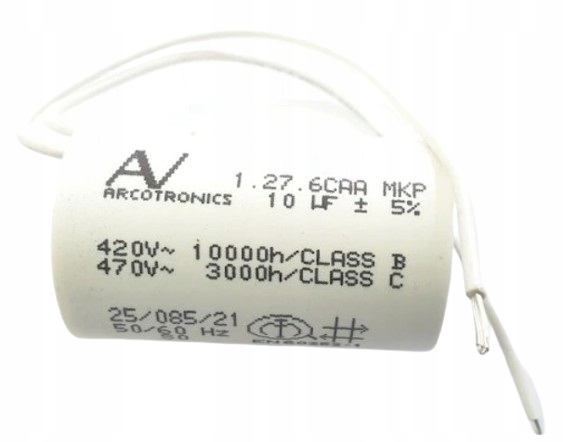 kondensator do CAME KRONO 230V, 10 uF, oryginał • Cena, Opinie • Napędy 12563719969 • Allegro