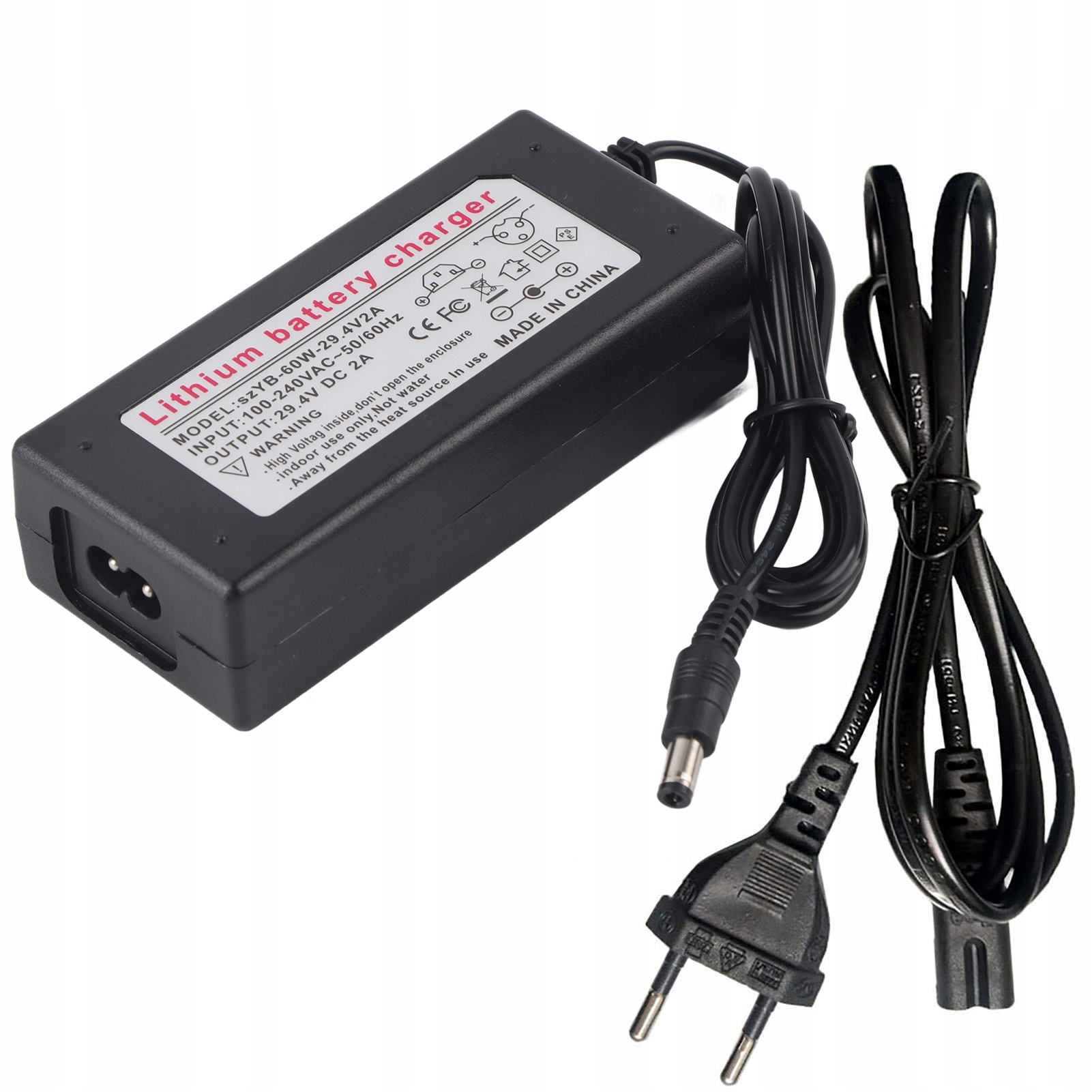 ZASILACZ ŁADOWARKA DO HULAJNOGI ELEKTRYCZNA 29.4V 2A - 12207625248 ...