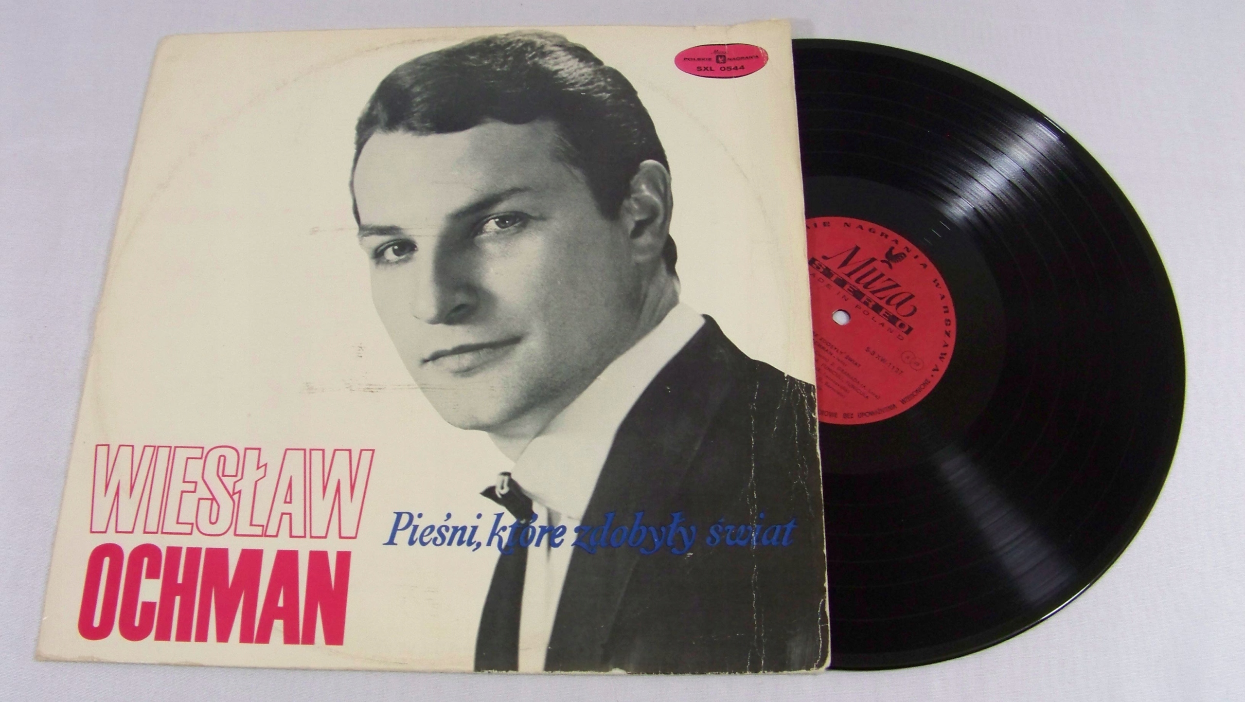 Pieśni, Które Zdobyły Świat - płyta winylowa Polskie Nagrania Muza - 1969 rok. WIESŁAW OCHMAN ...