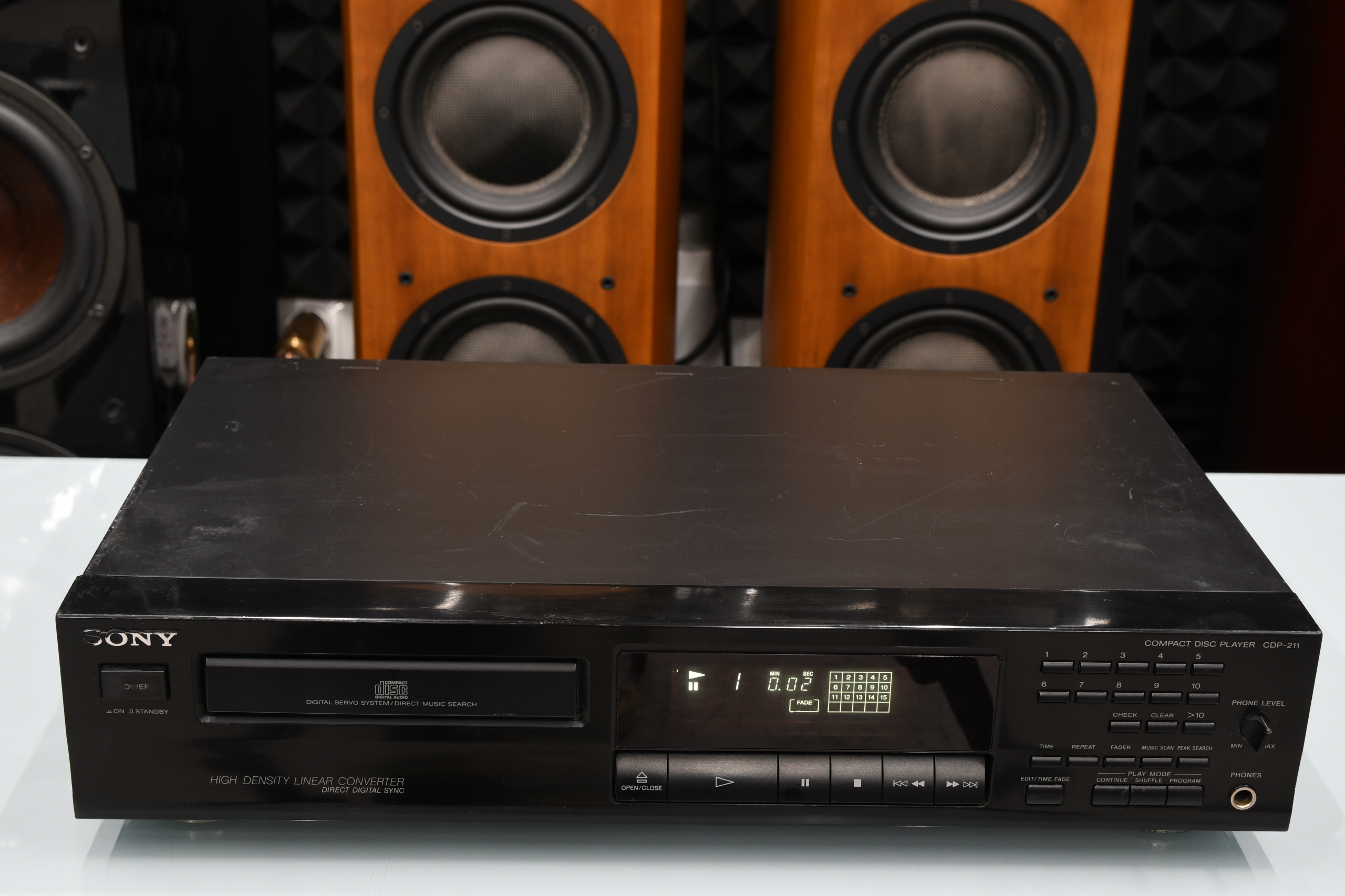 Odtwarzacz CD Sony CDP-211 czarny - Sklep, Opinie, Cena w Allegro