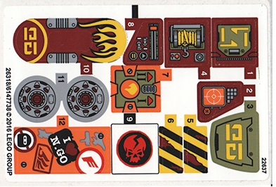 4You LEGO NINJAGO - 70592 Salvage M.E.C. NAKLEJKA • Cena, Opinie ...