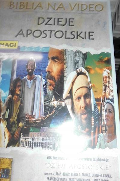 Dzieje apostolskie kaseta wideo • Cena, Opinie - Allegro