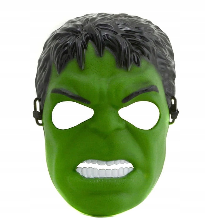 MASKA ŚWIECĄCA AVENGERS HULK ZIELONA • Cena, Opinie • Maski 14371731813 ...