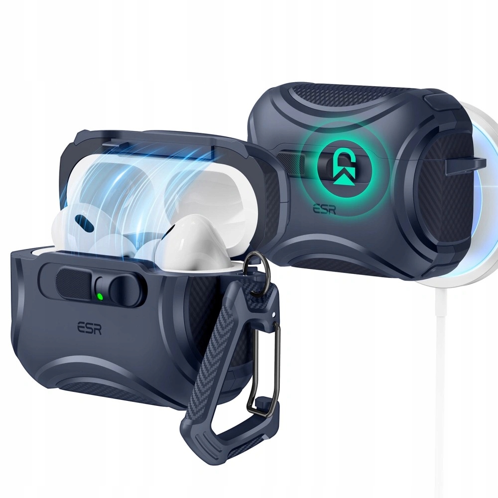 ESR ETUI CASE COVER MAGSAFE NA APPLE AIRPODS PRO 3 2025 - AUTO LOCK - Sklep, Opinie, Cena w Allegro