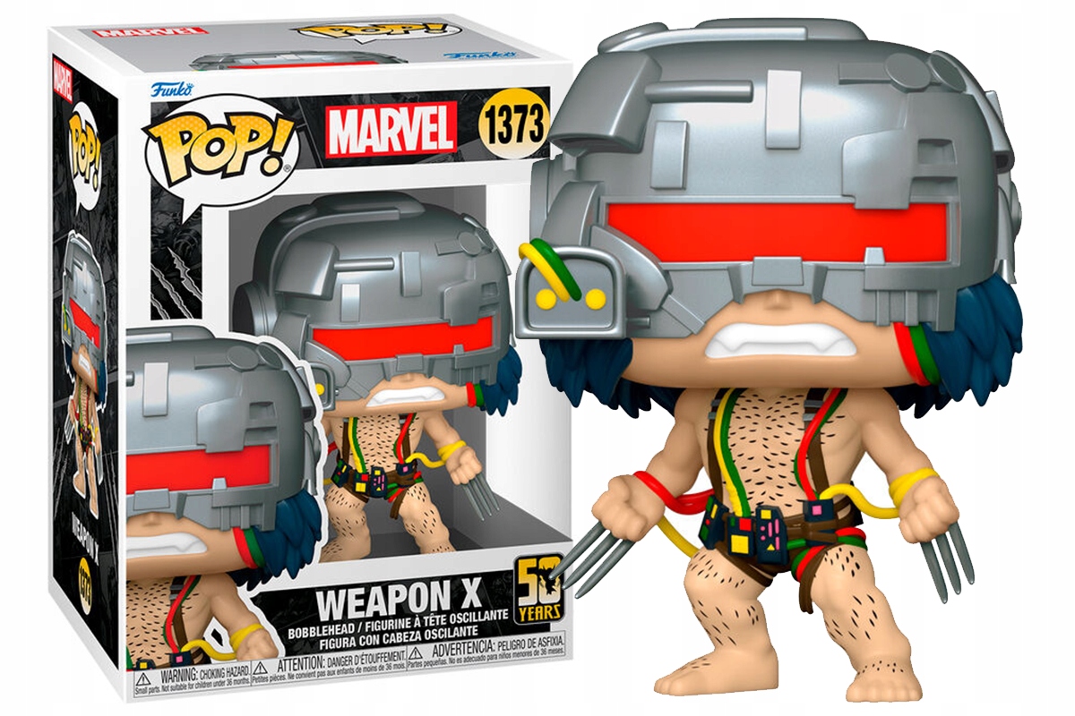 FUNKO POP FIGURKA MARVEL 50TH ANNIVERSARY WEAPON X WOLVERINE LOGAN 1373 ...