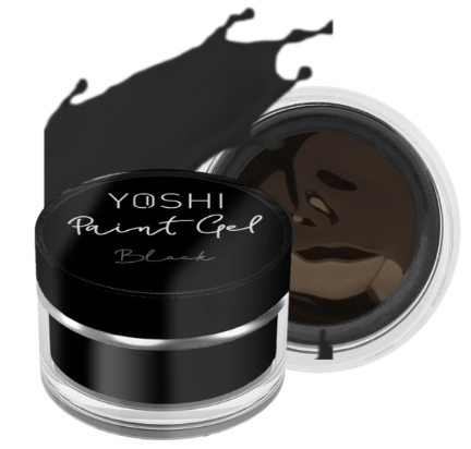 Czarny żel do zdobień Yoshi Paint Gel Black 5ml (5905832851682) • Cena, Opinie • Żele ...
