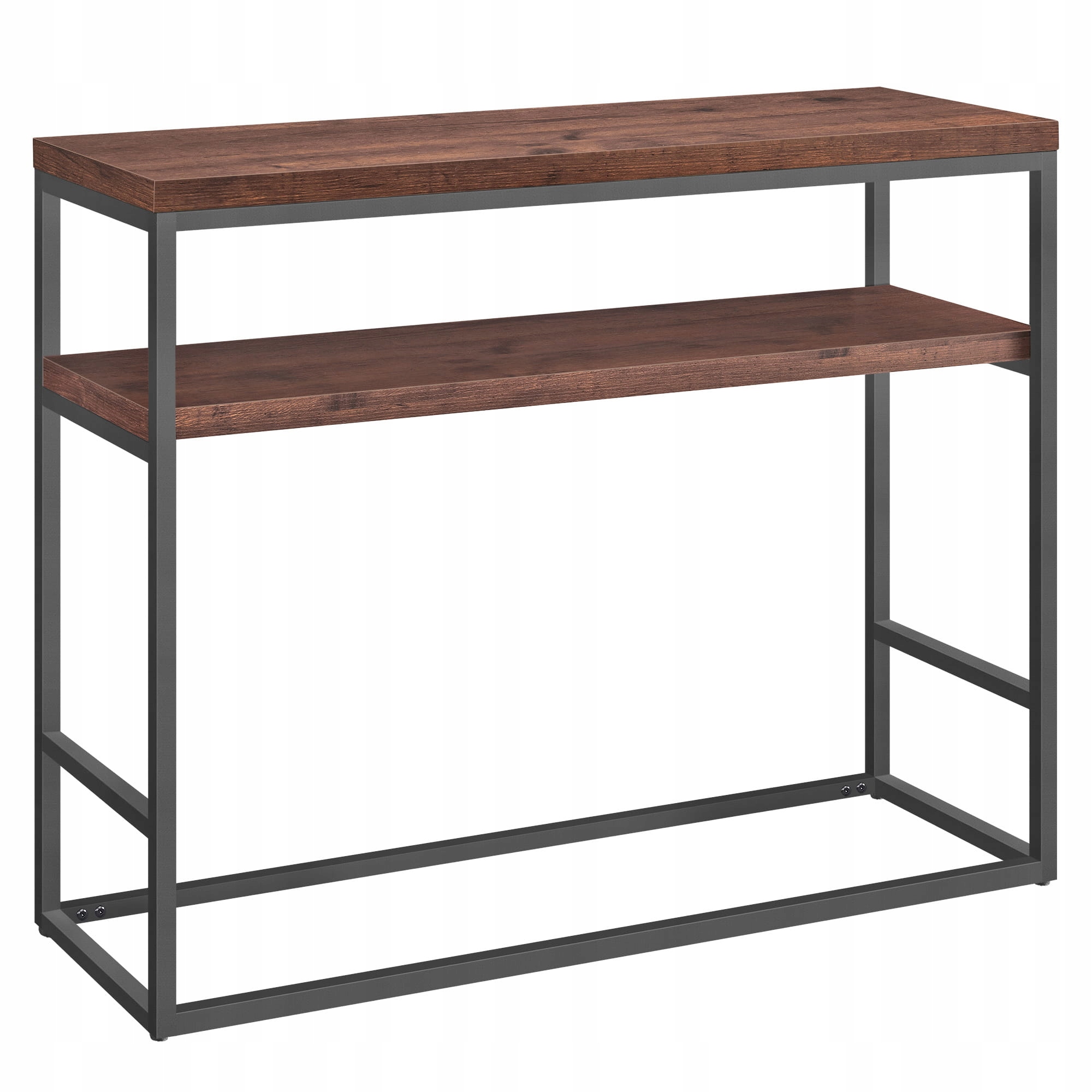 KONSOLA KOMODA LOFT INDUSTRIAL CZERWONY KLON • Cena, Opinie • Stoliki i ...