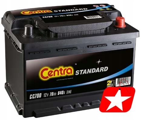 CENTRA STANDARD CC700 70Ah 640A P+ 3661024014823 za 331.45PLN z ...
