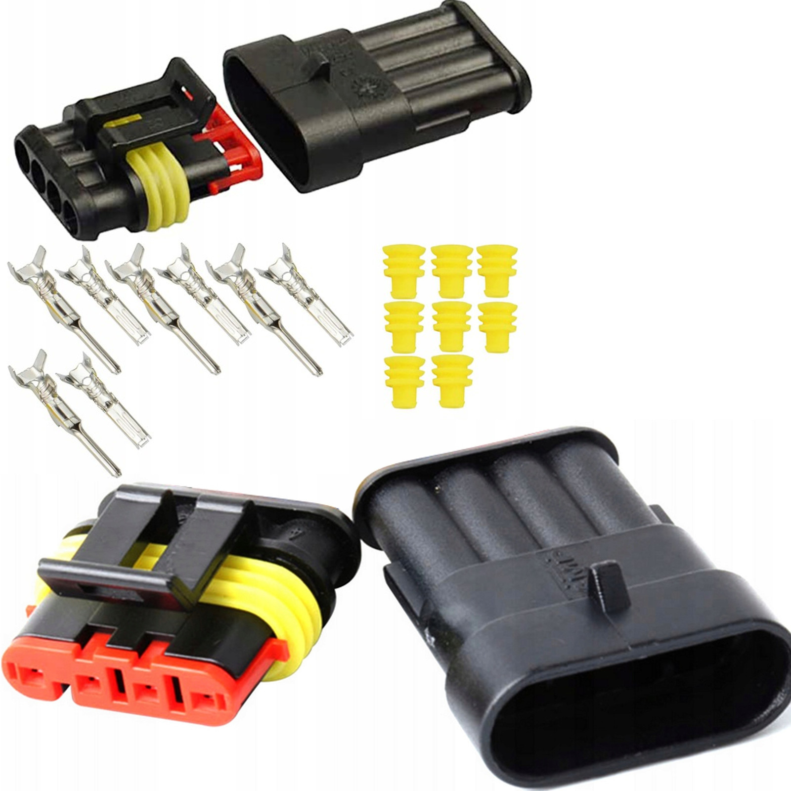 KOSTKA WTYK ZŁĄCZE HERMETYCZNE SUPERSEAL 4 PINOWE 5907737326067 za 5 ... KOSTKA WTYK ZŁĄCZE HERMETYCZNE SUPERSEAL 4 PINOWE 5907737326067 za 5 ...
