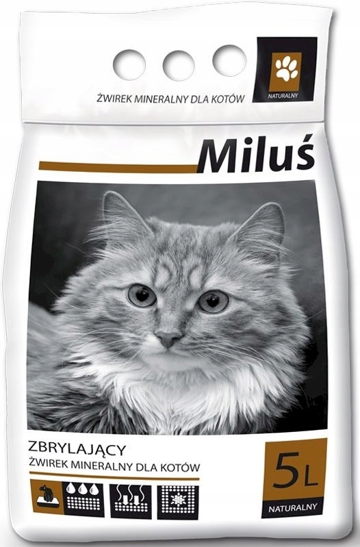 BENEK MILUŚ Economic TANI Żwirek bentonitowy 5L 13820589468 - Allegro.pl