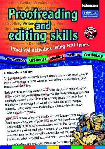 Proofreading and Editing Skills: Practical Activities Using Text Types ...