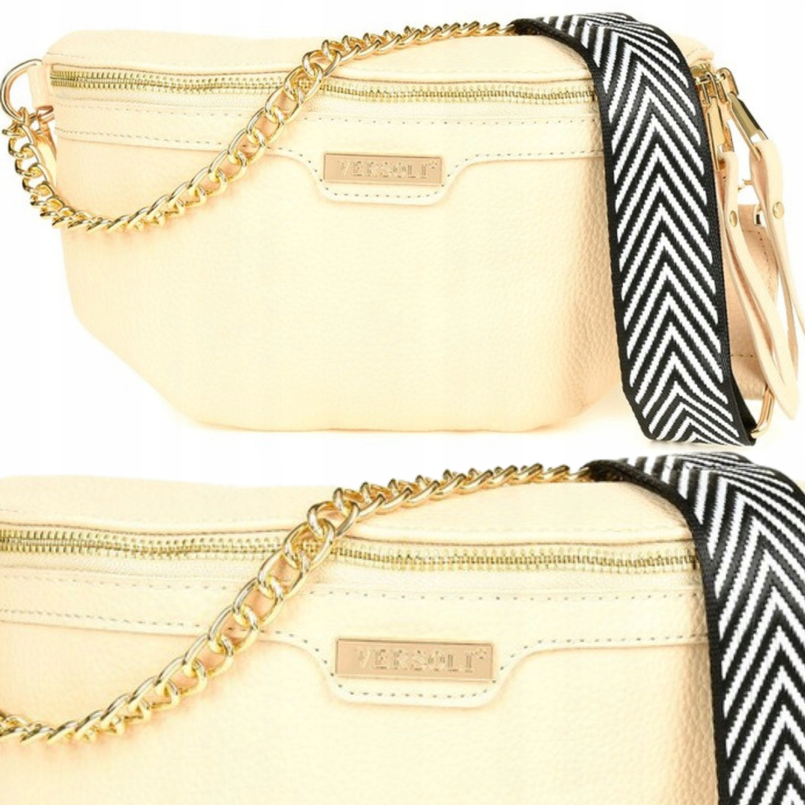 TOREBKA NA RAMIĘ NERKA SASZETKA BEŻOWY 2400 13121499614 - Allegro.pl