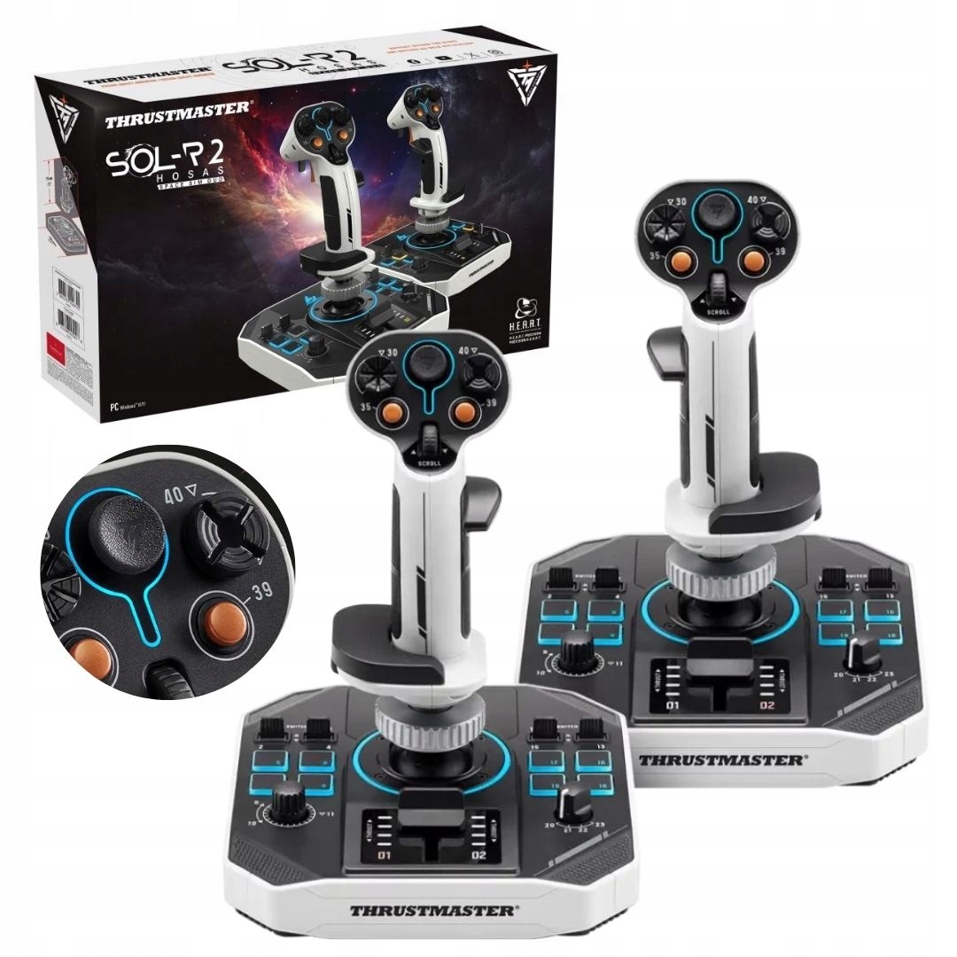 Joystick Symulator Lotu Thrustmaster Sol-R 2 HOSAS Space Sim Duo ...