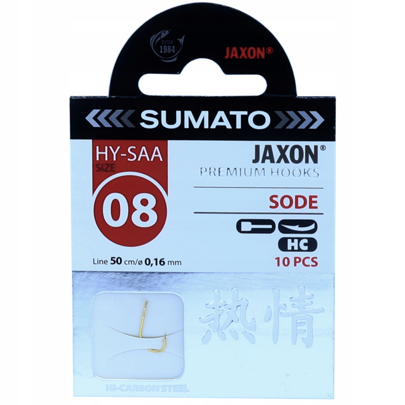 Haczyki spławikowe, z przyponem Jaxon Sumato Sode 10 szt ...