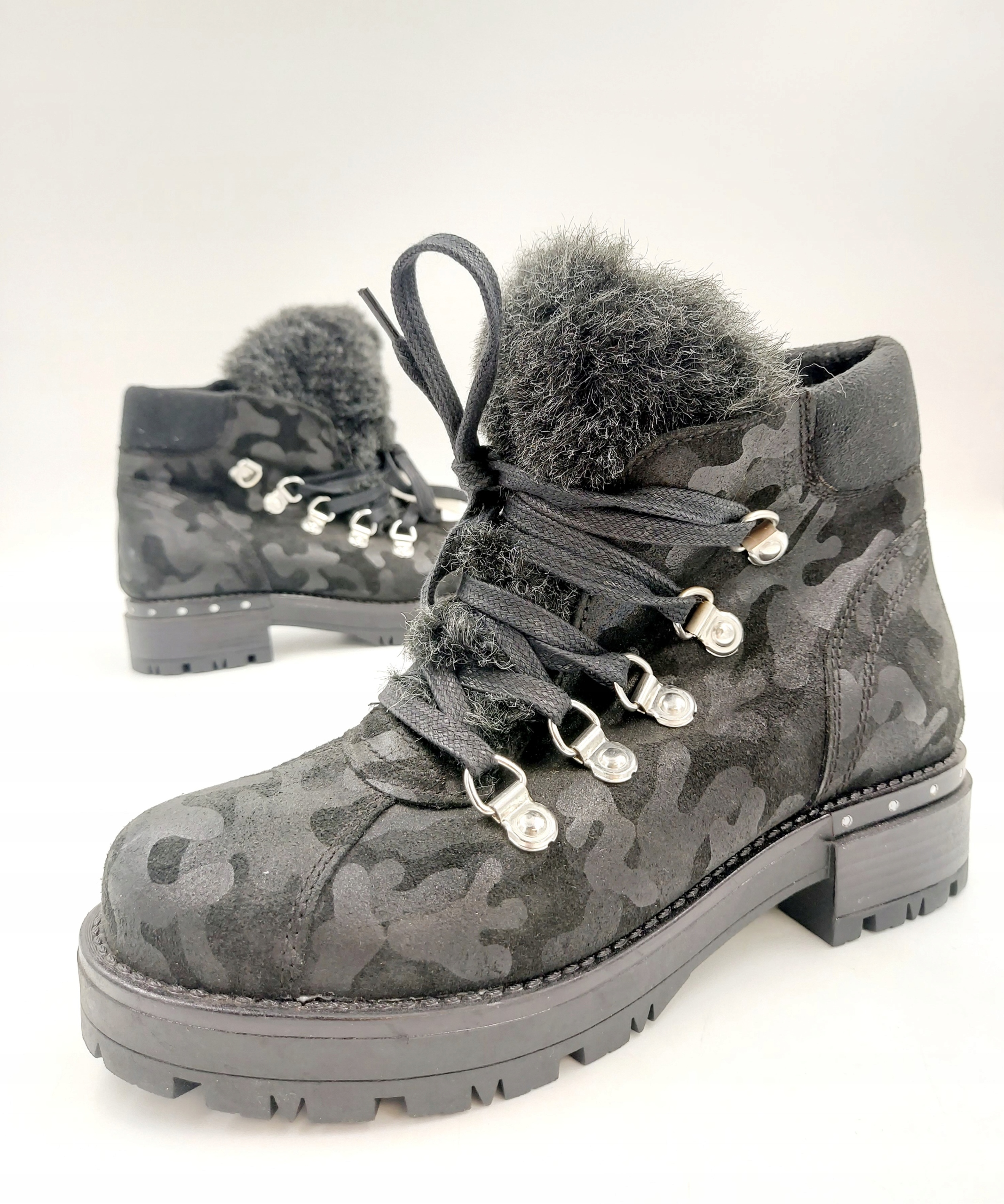 Venezia damskie czarne botki skórzane R.37 VE33S • Cena, Opinie • Botki ...