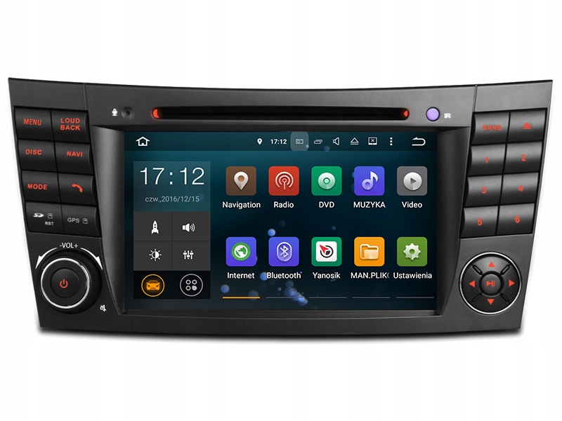 MERCEDES W211 W209 CLS ANDROID CARPLAY 4/64 - Sklep, Opinie, Cena w Allegro