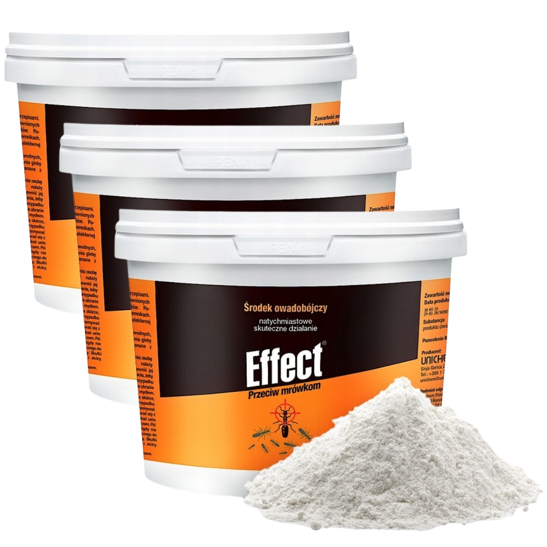 EFFECT NEOPERMIN Środek proszek trutka na mrówki faraona Preparat 1kg x3 (5907190504088) • Cena ...