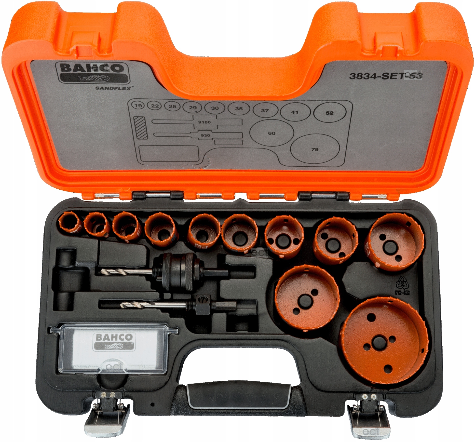 BAHCO 3834-SET-53 ZESTAW OTWORNIC SANDFLEX (7314150127153) • Cena ...