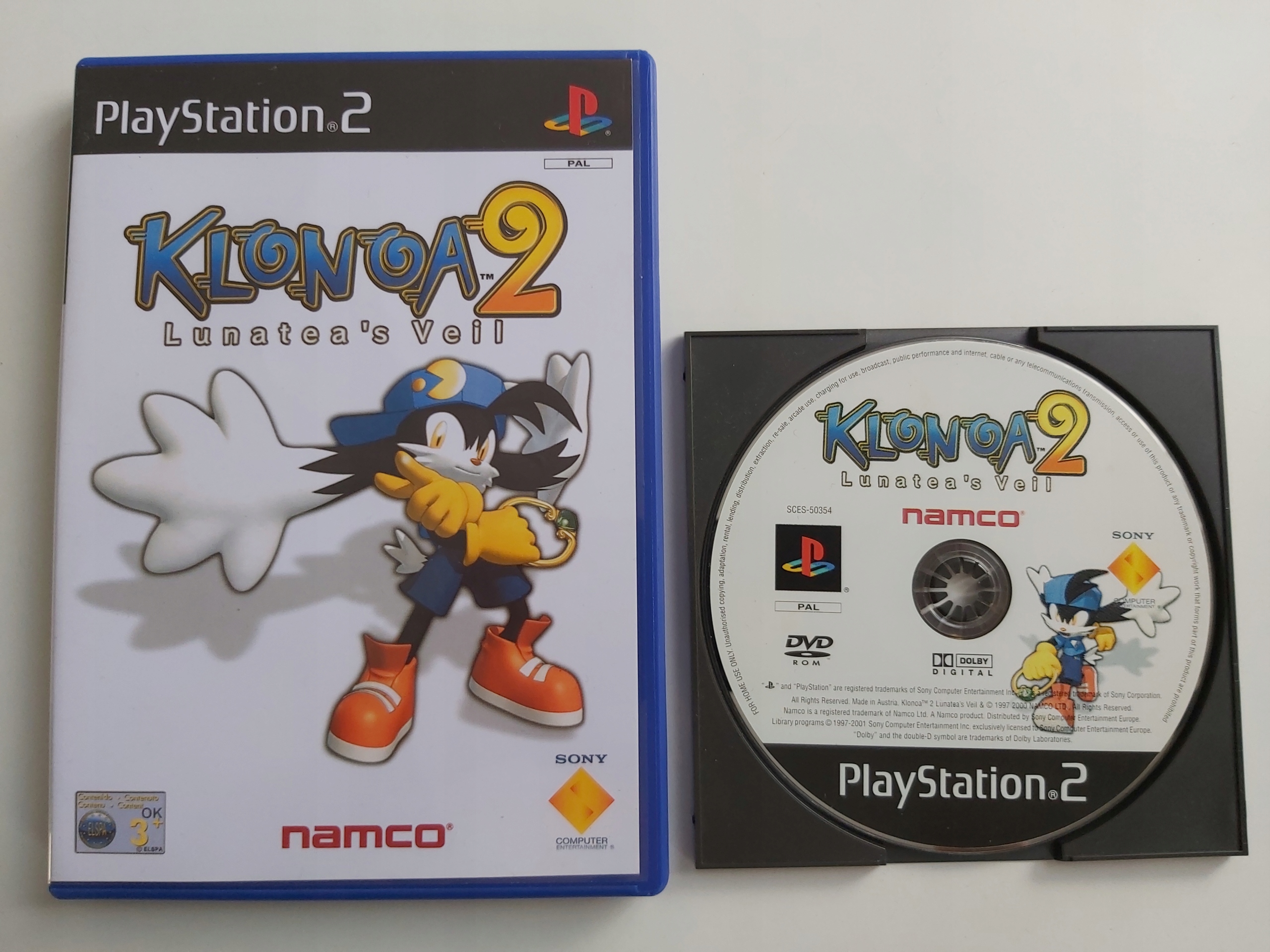 Klonoa 2: Lunatea's Veil PS2 PAL PlayStation 2 (PS2) pudełkowa - Stan ...