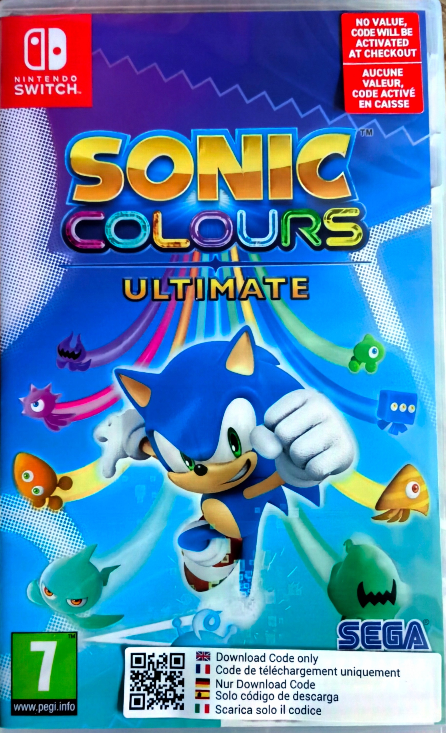 Sonic Colours - Ultimate Edition Nintendo Switch pudełkowa - Stan: Nowy ...