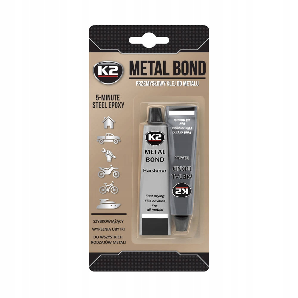 K2 METAL BOND KLEJ DO METALU ZAMIAST SPAWU 56,7g 5906534009609 za 12.40PLN z Lublin - Allegro ...