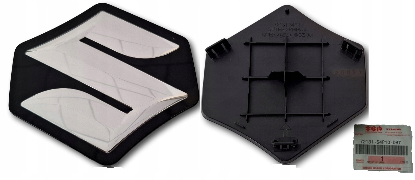 Emblemat Suzuki 72131-54P10-DB7 • Cena, Opinie - Allegro