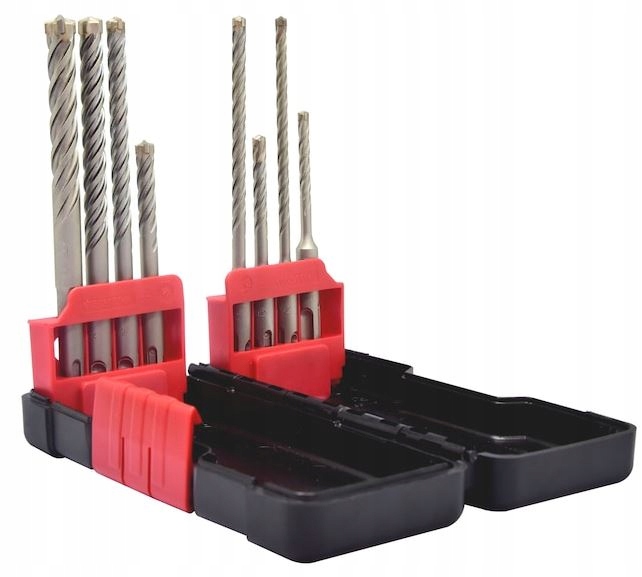 WURTH WIERTŁA UDAROWE SDS PLUS BETON 4 OSTRZA 8SZT (4062856386307 ...