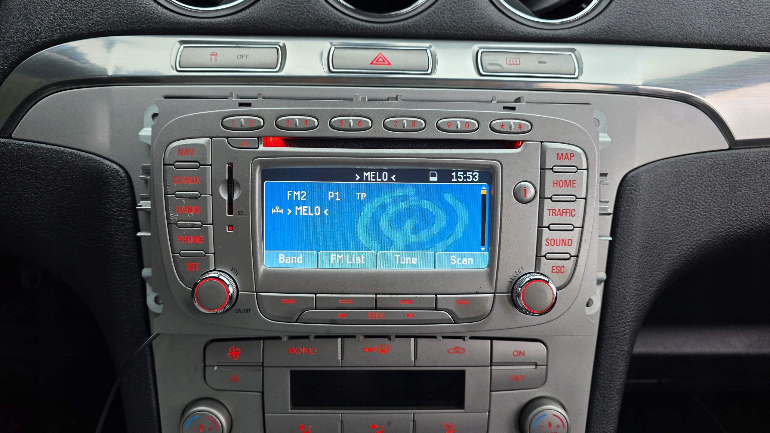 FORD FOCUS MK2 LIFT MONDEO MK4 S-MAX GALAXY RADIO NAWIGACJA FX 2011 ROK ...